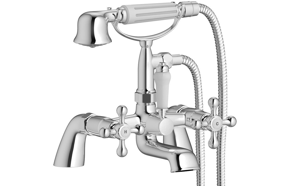 Salton Bath/Shower Mixer - Chrome – Betabathrooms.co.uk